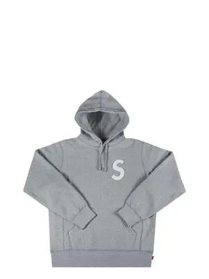 Supreme S Logo Hooded Sweatshirt - Grey