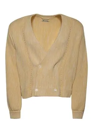 BODE Double-breasted Cardigan - Yellow