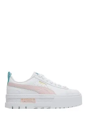 PUMA Mayze Leather Sneakers - White