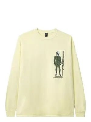BRAIN DEAD Evaluate Long-sleeve Tee - Yellow