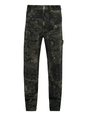 Givenchy Carpenter Denim Trousers - Brown