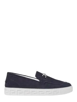 Versace Medusa '95 Suede Greca Loafer - Blue