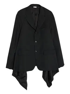 Comme Des Garçons Wool Gabardine Jacket - Black