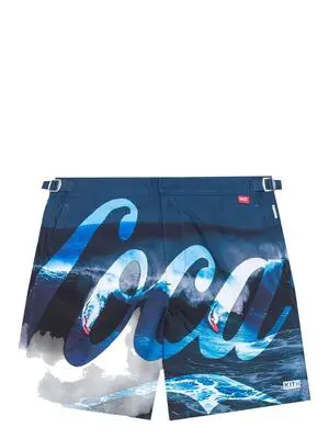 Kith X Coca-cola X Orelebar Brown Bulldog Swim Trunk - Blue