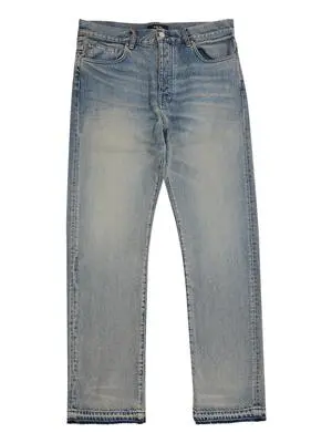 Amiri Release Hem Straight Jean - Blue