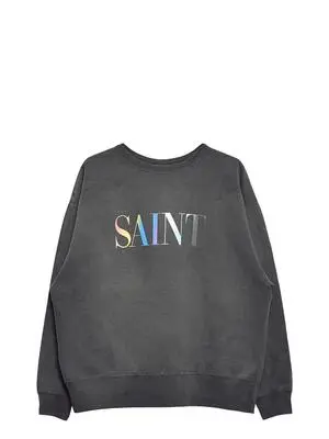 SAINT MXXXXXX Rainbow Saint Sweatshirt - Black