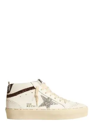 GOLDEN GOOSE Mid Star High-top Sneakers - White