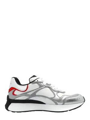 Alexander McQueen Sprint Runner Sneakers - Silver