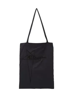 Rick Owens Nylon Shopper Tote Bag - Black