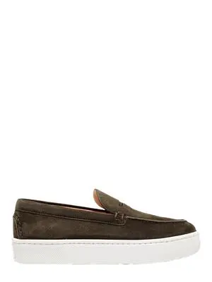 CHRISTIAN LOUBOUTIN Paqueboat Flat - Brown