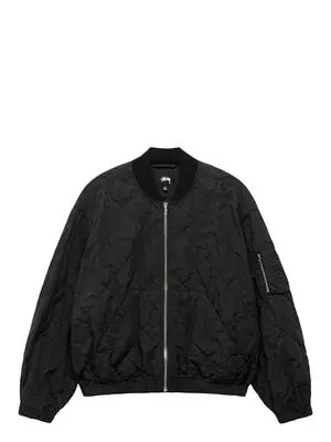 StÜssy Lightweight Cotton Bomber - Black