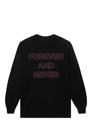 ANTI SOCIAL SOCIAL CLUB Forever & Never Long-sleeve Tee - Black