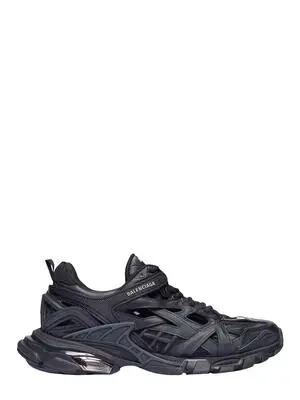 Balenciaga Track.2 Sneaker With Clear Sole - Black