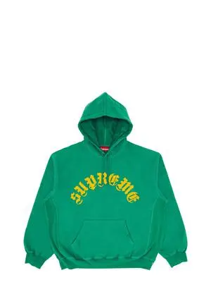 Supreme Printed Arc Hooded Sweatshirt - Green