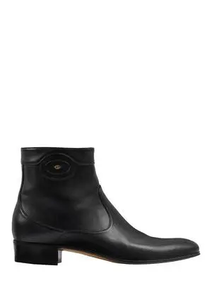 Gucci Logo Ankle Boot - Black