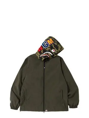 BAPE 1st Camo Full Zip Hoodie Jacket - Black