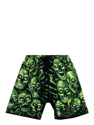Supreme Skull Pile Shorts - Green
