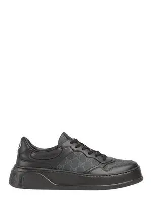 Gucci Gg Supreme Sneakers - Black