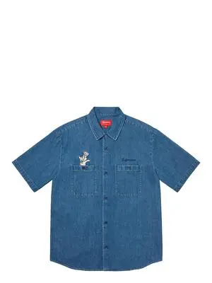Supreme Doughboy Short-sleeve Work Shirt - Blue