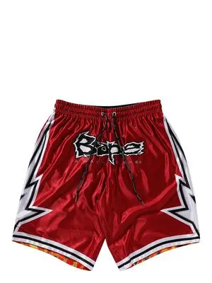 A BATHING APE Reversible Basketball Shorts - Red
