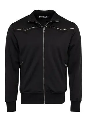 Palm Angels Monogram Stud Track Jacket - Black