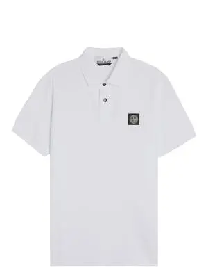 Stone Island Compass Logo Polo - White