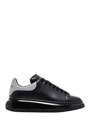Alexander McQueen Oversized Sneaker With Clear Sole - Black