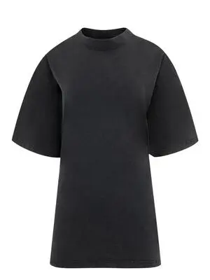 Balenciaga Lace-up T-shirt - Black