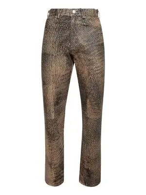 MISBHV Leather Safari Trousers