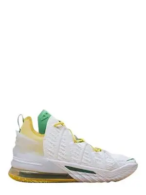 Nike Lebron 18 'oregon Ducks Home' Pe - White