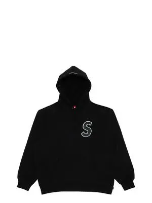 Supreme Logo Hooded Sweatshirt - Black