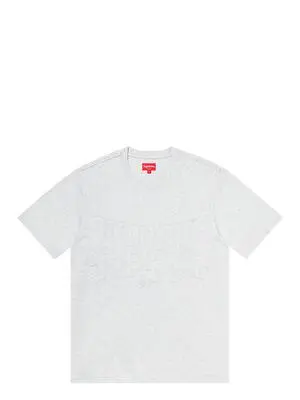 Supreme Cutout Logo Tee - Grey