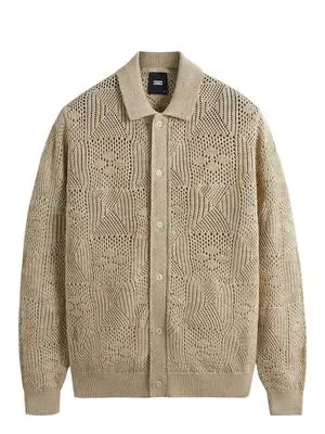 Kith Tilden Crochet Button-down - Tan