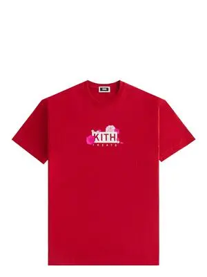 Kith Treats Plum Blossom Tee - Red