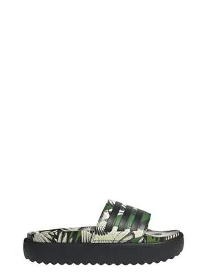 Adidas Farm Rio Adilette Platform Slides - Green