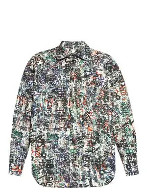 Bottega Veneta Printed Long-sleeve Shirt - White