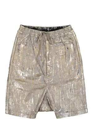 Rick Owens Drawstring Pods Shorts - Gold