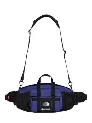Supreme X The North Face Leather Mountain Waist Bag - Blue