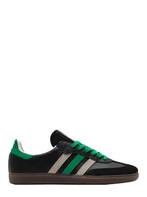 Adidas Samba Mismatched Stripes Sneakers - Black