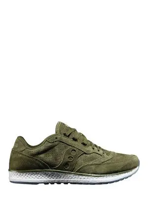Saucony Freedom Runner Suede Sneakers - Green