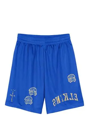 CACTUS JACK BY TRAVIS SCOTT Cactus Jack Elkins High School Shorts - Blue