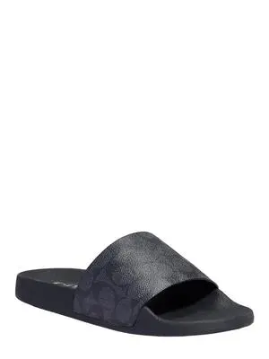 COACH Udele Sport Slide In Signature Canvas - Charcoal