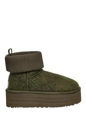 UGG Classic Mini Platform Felted Boots