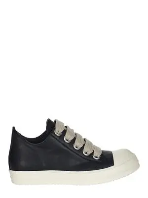 Rick Owens Concordians Jumbo Laced Low Sneakers - Black