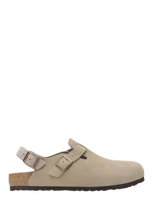 BIRKENSTOCK Tokio Suede Clogs Grey