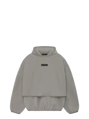Fear Of God Nylon Fleece Hooded Sweatshirt - Grey