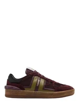 LANVIN Clay Low Translucent Sole Sneakers - Red