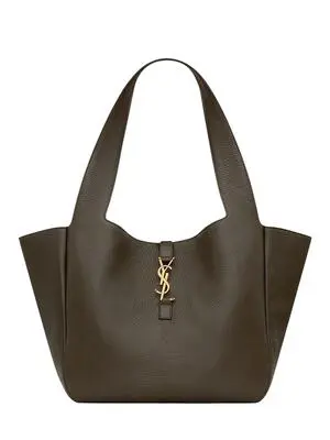 Saint Laurent Bea Tote Bag - Tan