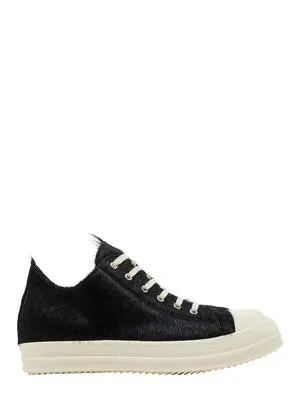 Rick Owens Lido Runway Low Sneakers - Black