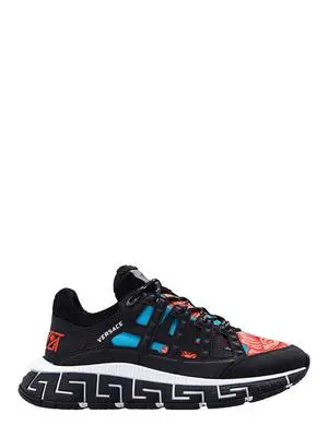 Versace Trigreca Sneakers - Black